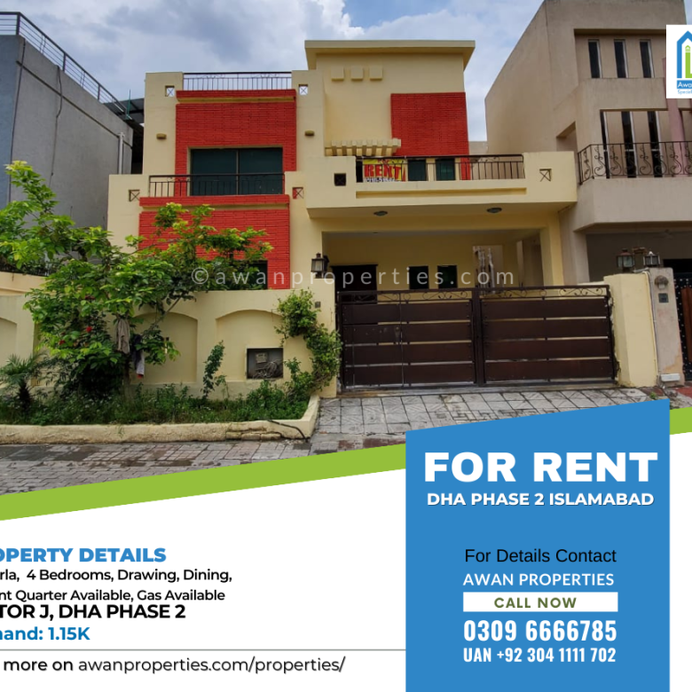 10 Marla House For Sale in DHA Phase 2 Islamabad - Awan Properties